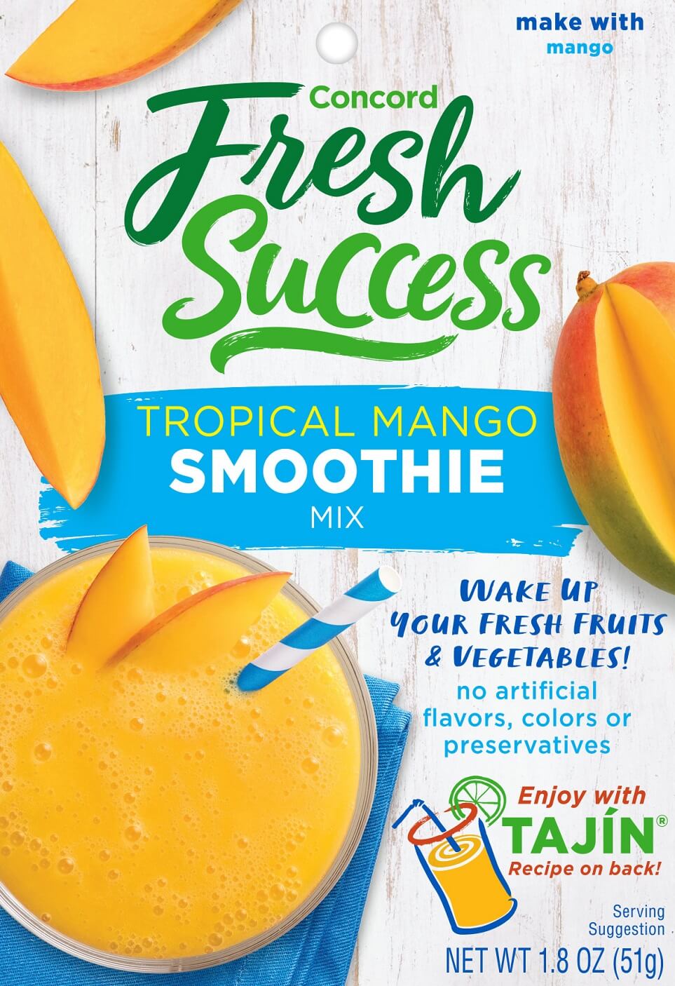 Tajín & Concord Foods Team Up to Launch Co-Branded Smoothie Mixes ...